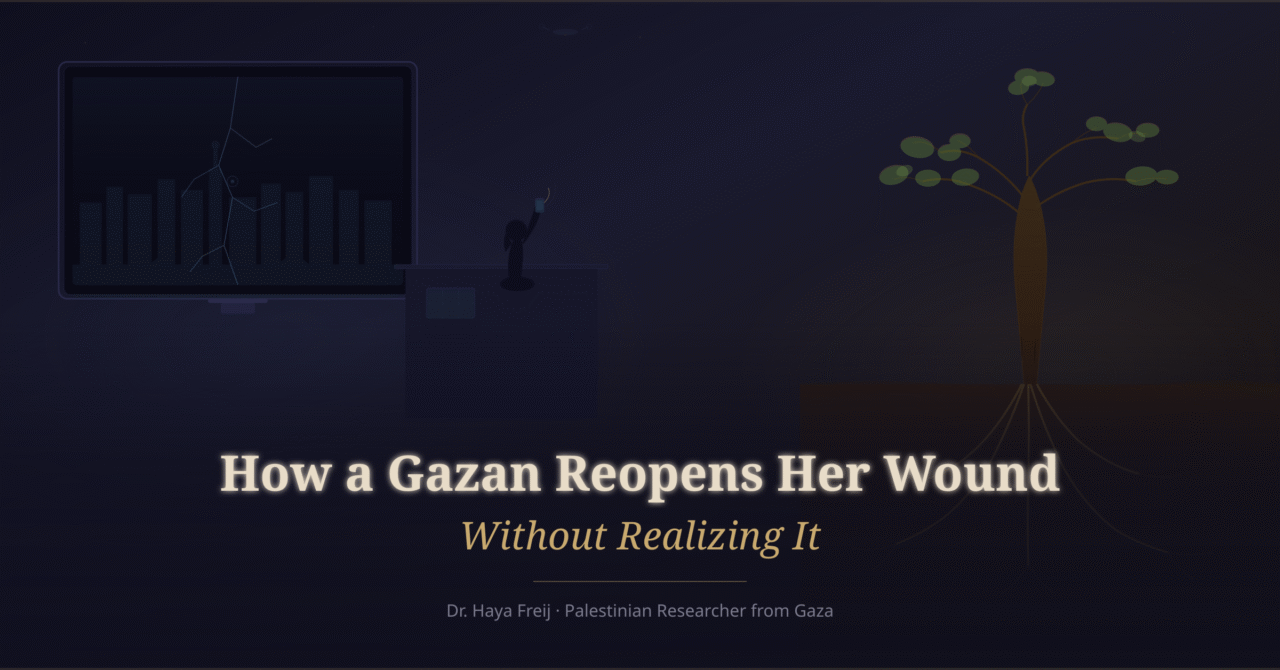 How a Gazan Reopens His Wound Without Realizing It - Omanspire.om